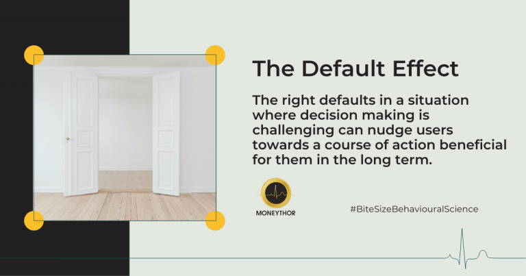 The Default Effect | Behavioural Science in Banking | Moneythor