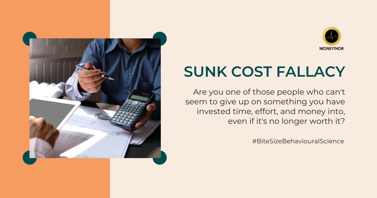 Sunk Cost Fallacy | Behavioural Science in Banking | Moneythor
